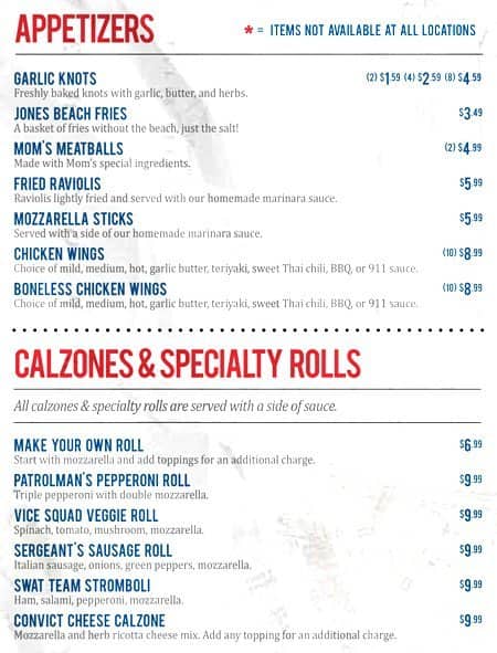 Menu at NYPD Pizza Metro West pizzeria, Orlando, S Hiawassee Rd