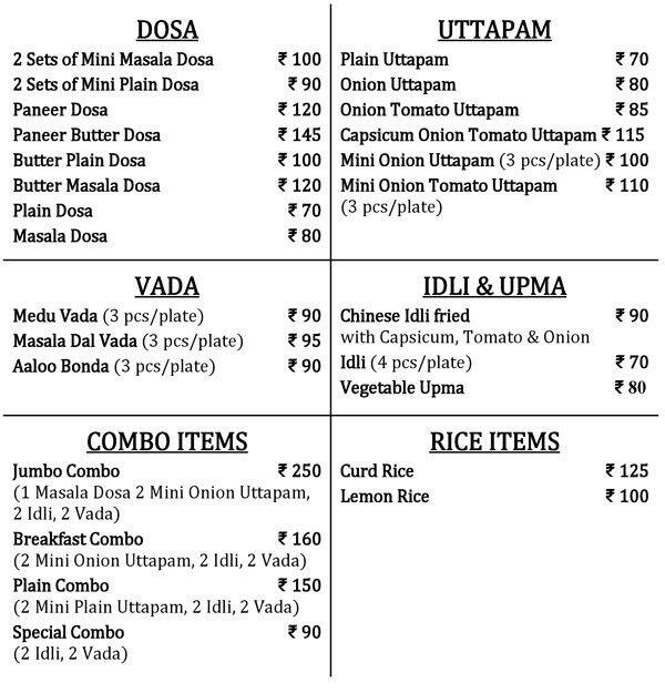 Bala's Kitchen Menu, Menu for Bala's Kitchen, IP Extension, New Delhi ...