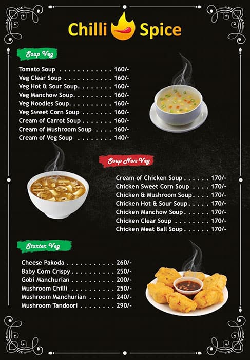 Menu of Chilli N Spice, Powai, Mumbai