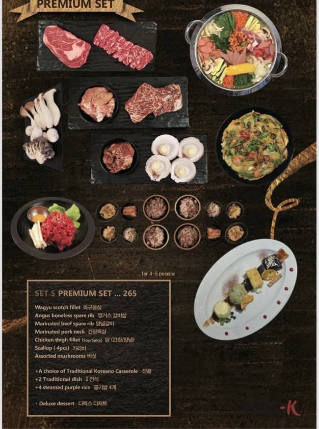 Menu at BBQ-K, Doncaster East, 916A Doncaster Rd