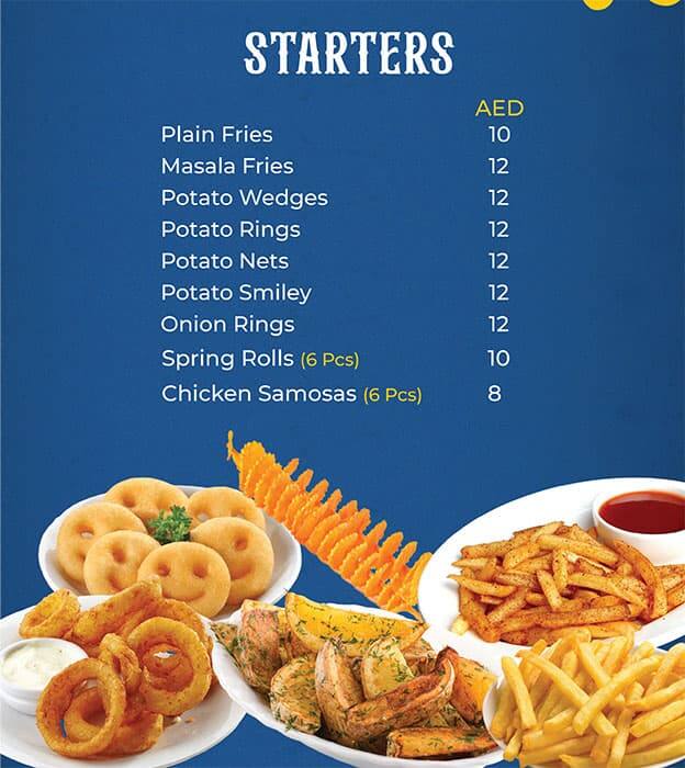 Menu of Gul Khan Restaurant, Oud Metha, Dubai