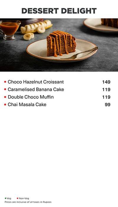 Menu at Chai Point, Bengaluru, 258/A