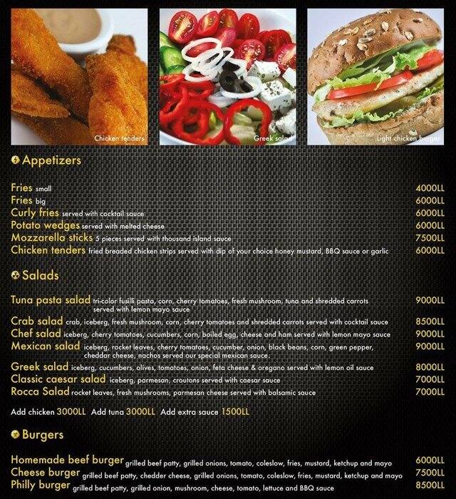 Mega Bites Menu, Menu for Mega Bites, Jal el Dib, Metn - Zomato Lebanon