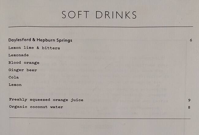 Menu at Piggery Cafe, Sherbrooke