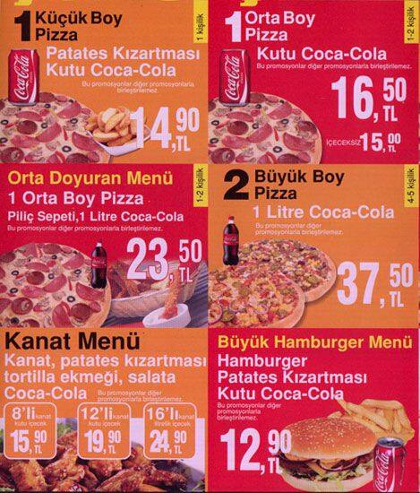 Menu at Kent Pizza, Ankara, Sokak Anıt İş Merkezi D:24/A