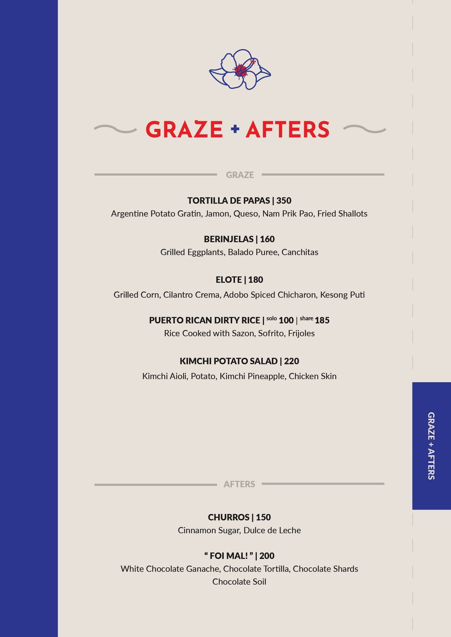 Menu at Alegria Manila restaurant, Taguig, GF Uptown Parade