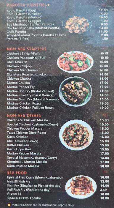 Menu at Madras Kitchen Restaurant - Al Khail Gate - Dubai, Dubai