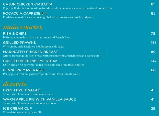 Menu at The Anchor pub & bar, Dubai, X2QC+4G8 - Sheikh Zayed Road