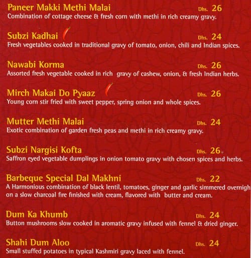Menu at Grand Barbeque Restaurant, Dubai, Al Karama