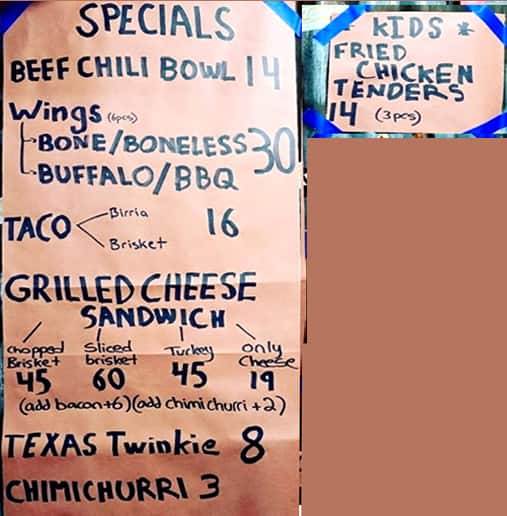 Menu of BIG T BBQ, Al Quoz, Dubai