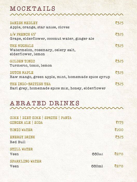 Menu at Colony Clubhouse & Grill, Kochi