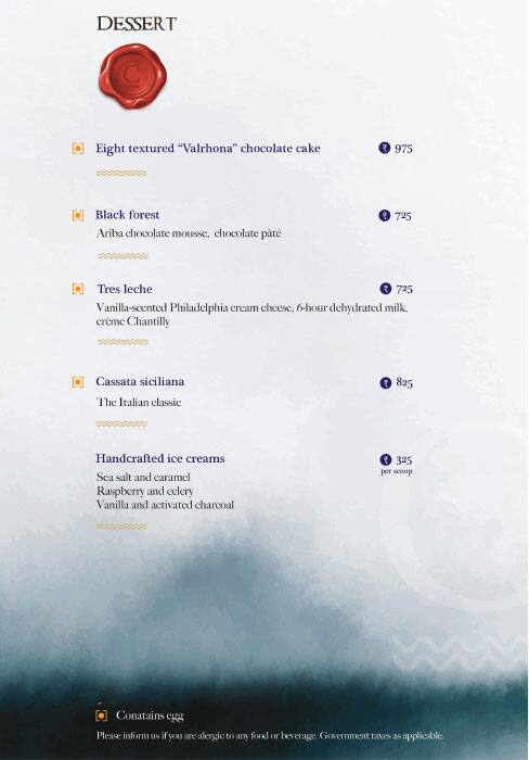 Menu at Colony Clubhouse & Grill, Kochi