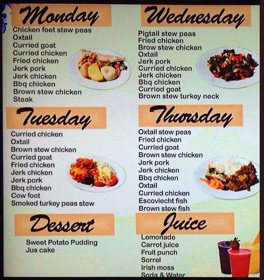 Menu at D & P restaurant, New York City