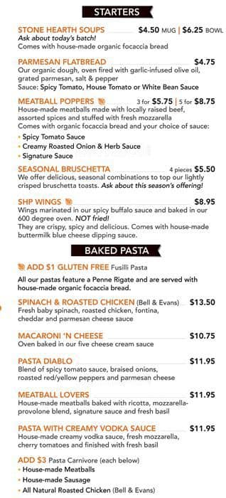 Stone Hearth Pizza Menu, Menu for Stone Hearth Pizza, Allston/Brighton ...