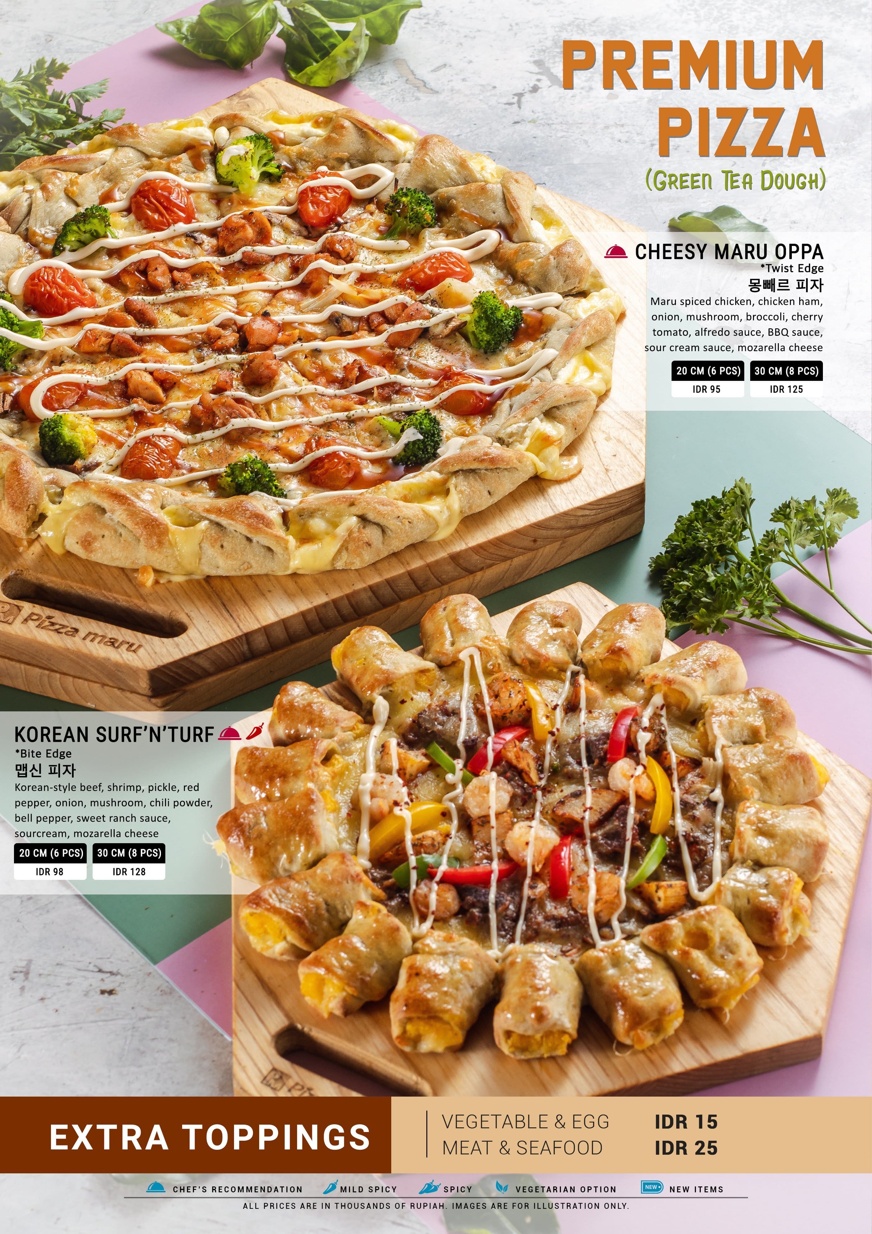 Menu at Pizza Maru restaurant, South Jakarta, Gandaria City Mall Main ...