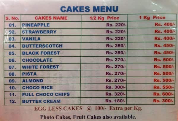 RK Sweets & Juices Menu, Menu for RK Sweets & Juices, Kukatpally ...