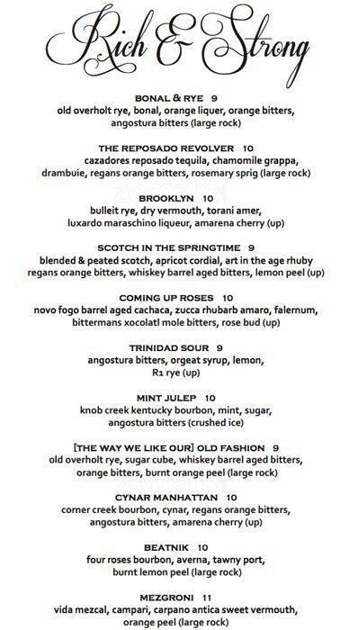 Menu at The Box Social pub & bar, Portland