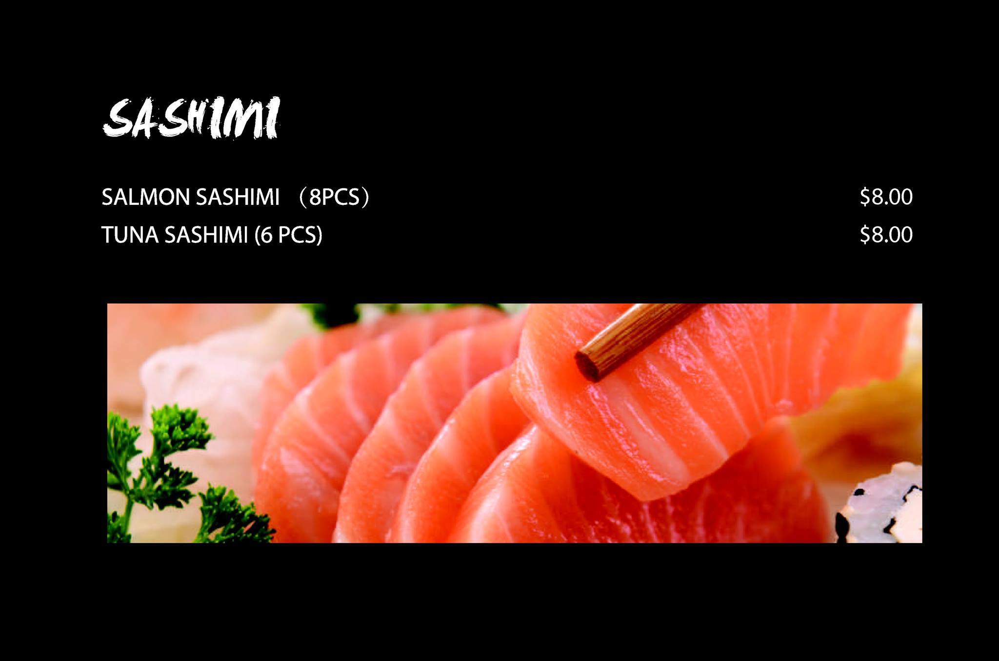 Menu at Mugen House Japanese Restaurant & Bar, Adelaide