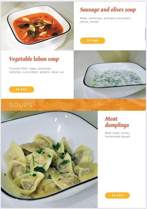 Menu at Kazan Restaurant - Al Seef Hotel, Sharjah