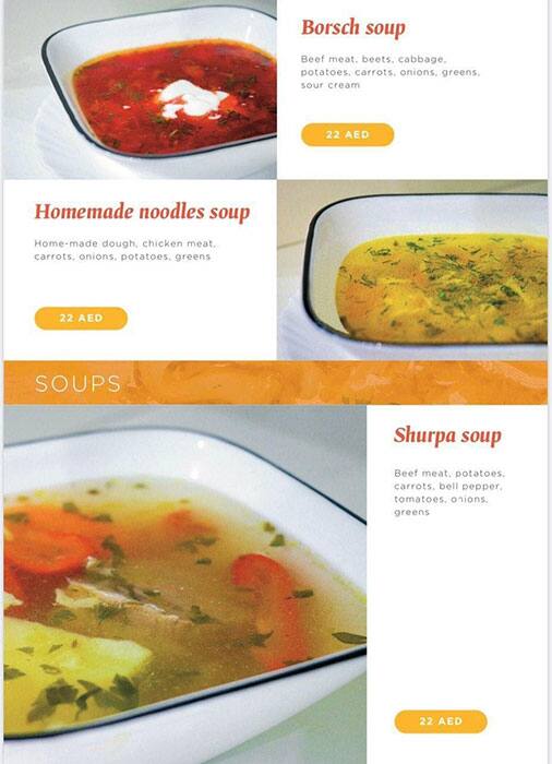 Menu at Kazan Restaurant - Al Seef Hotel, Sharjah