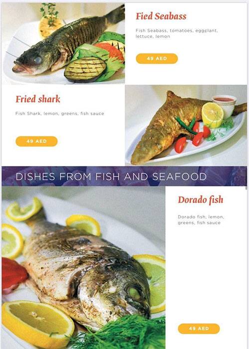 Menu at Kazan Restaurant - Al Seef Hotel, Sharjah