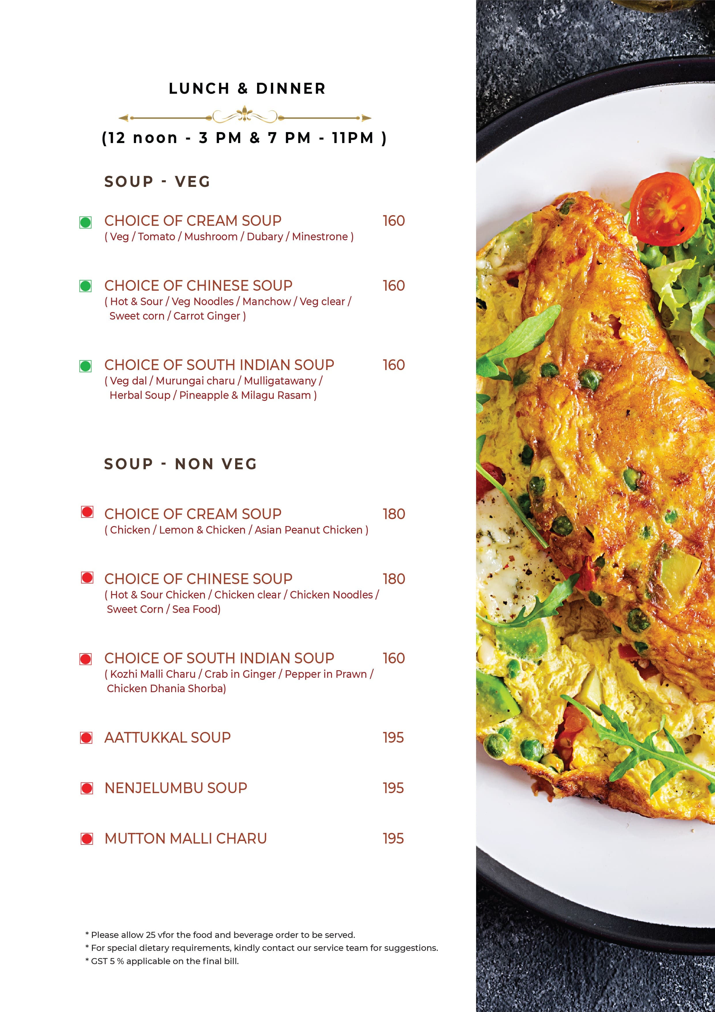 Menu of Cloud 96 Resto Pub, MG Road, Puducherry