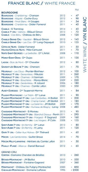 Menu at Sette restaurant, London, Ground Floor