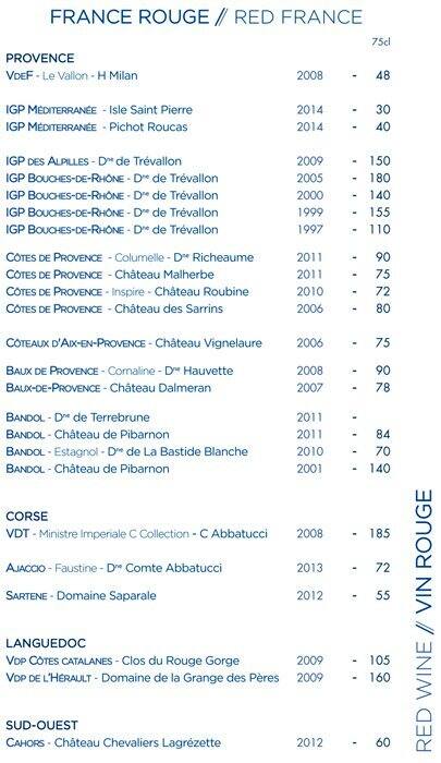 Menu at Sette restaurant, London, Ground Floor