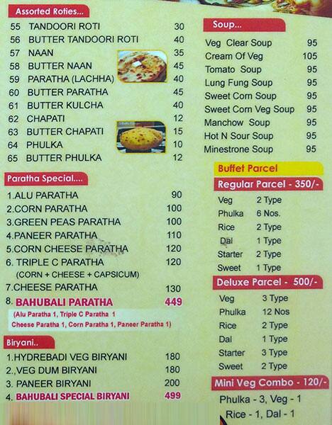 Menu at Govinda's -International Chain Of Restaurant, Pune, Iskcon Nvcc ...