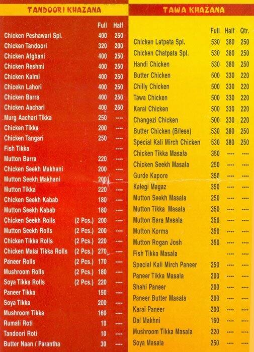 Peshawari Chicken Corner Menu, Menu for Peshawari Chicken Corner, Karol ...