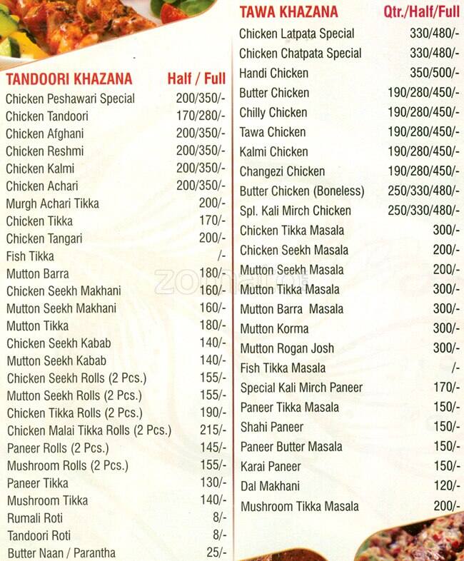 Peshawari Chicken Corner Menu, Menu for Peshawari Chicken Corner, Karol ...
