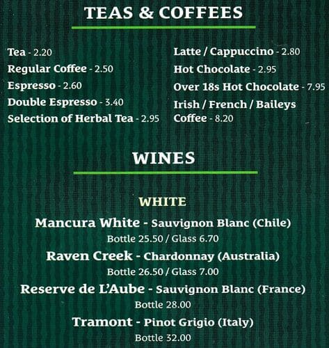 Fitzsmons Temple Bar - The Fitzsimons Hotel Menu - Zomato Ireland