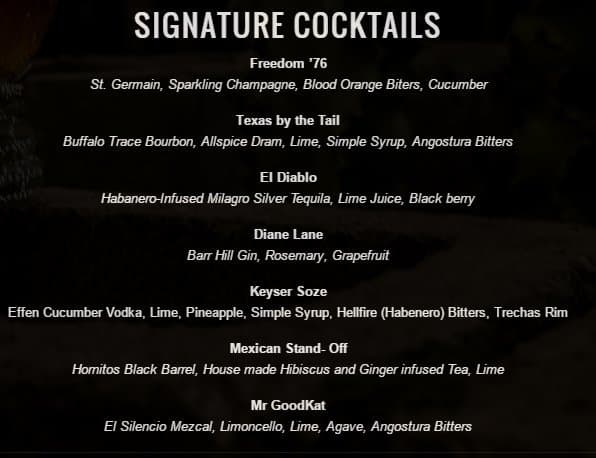 Menu at Holy Macaroni @ Stay Gold pub & bar, Austin