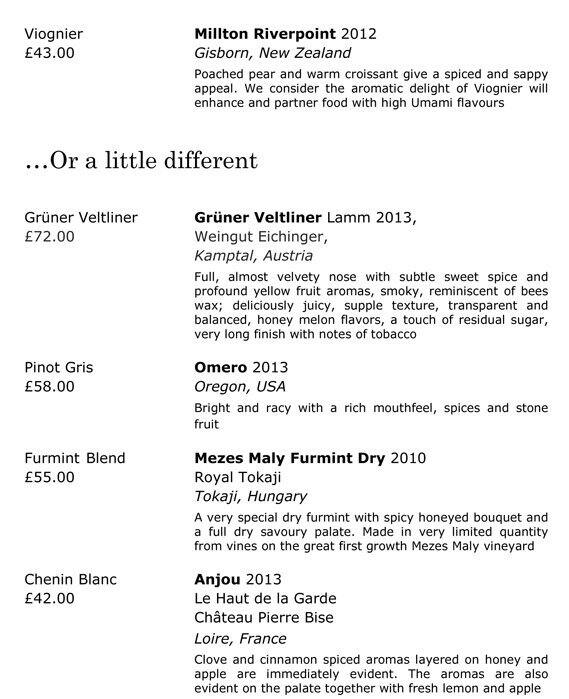 Menu at Babylon Restaurant, London, Kensington Roof Gardens