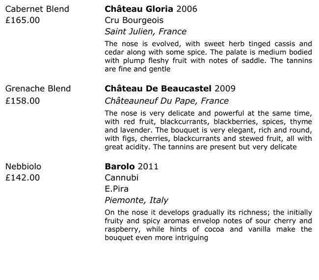 Menu at Babylon Restaurant, London, Kensington Roof Gardens