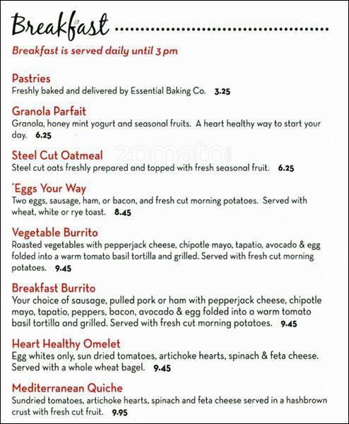 Menu at Devoted Kiss Cafe, Gig Harbor