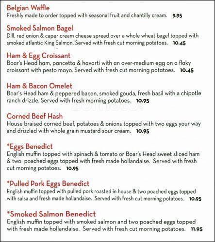 Menu at Devoted Kiss Cafe, Gig Harbor