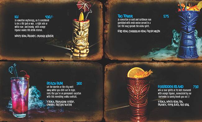 Three Dots & A Dash Menu, Menu untuk Three Dots & A Dash, Indiranagar ...