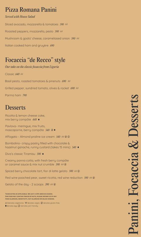 Menu at Motodo Pizzeria, Mumbai