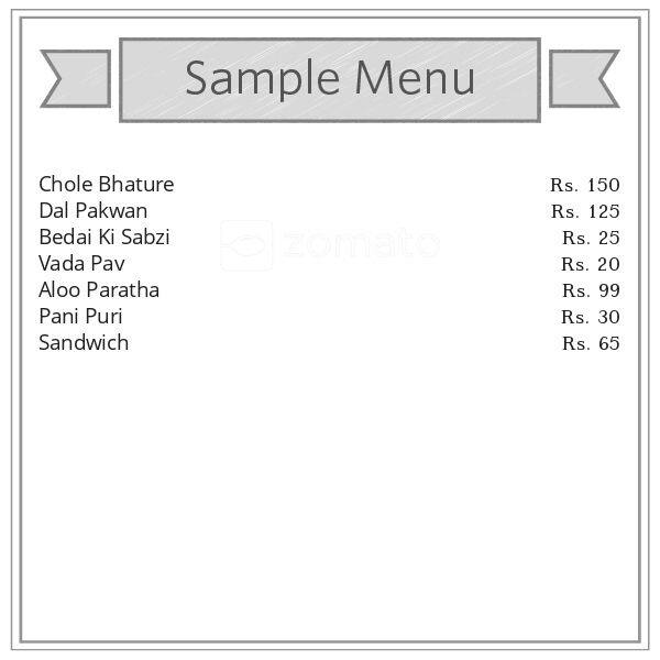 Menu of Delhi Chaat Junction, Undri, Pune