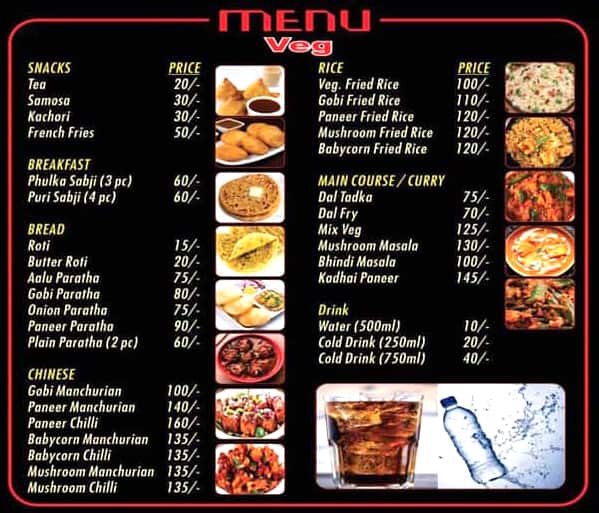 Menu of Crispy Corner, BTM, Bangalore
