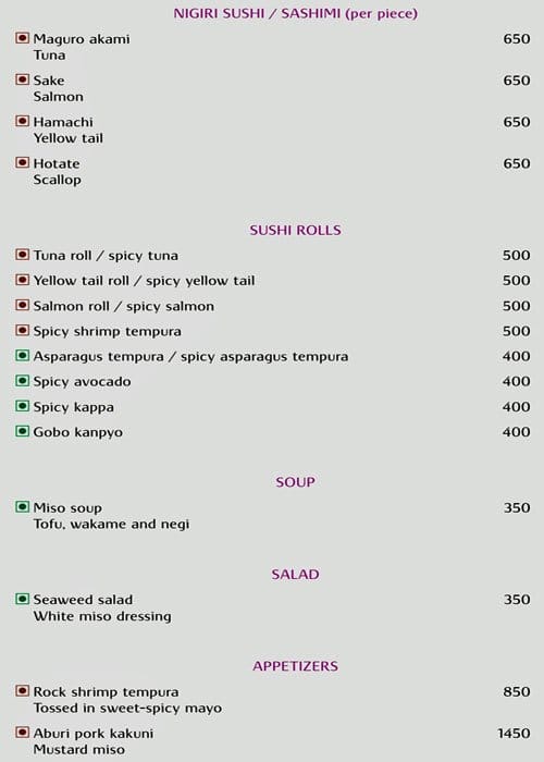 Umami - Vivanta By Taj - Guwahati Menu - Zomato