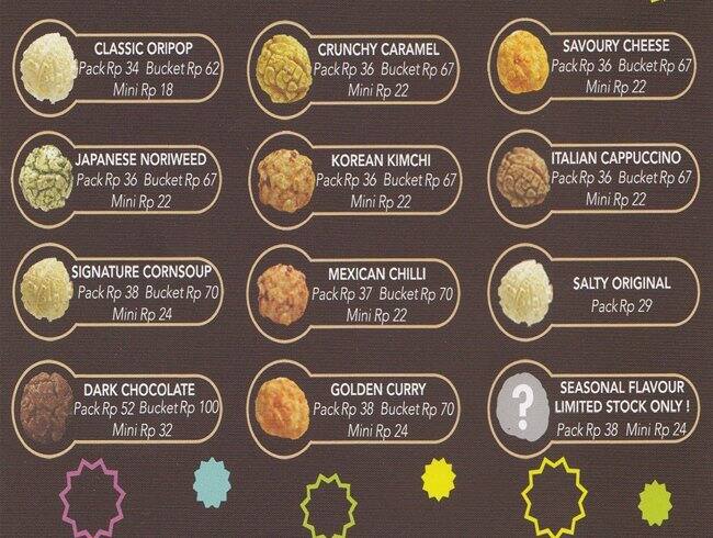 Planet Popcorn Menu, Menu for Planet Popcorn, Puri Indah, Jakarta ...
