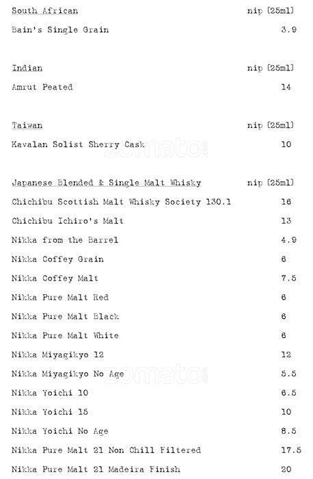 Menu at The Devil's Advocate pub & bar, Edinburgh Menu at The Devil's Advocate pub & bar, Edinburgh