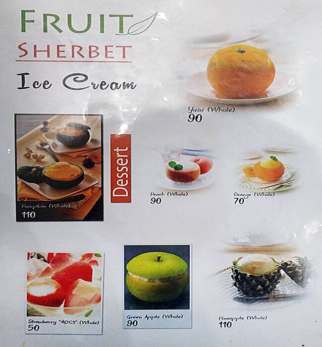 Menu at Nama Sushi by Sushi Masa restaurant, Tangerang