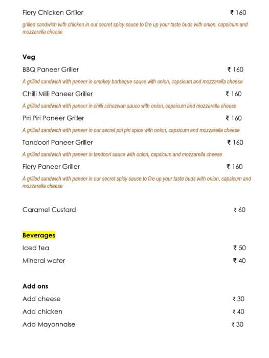 Menu at Shawarmaji Mulund, Mumbai