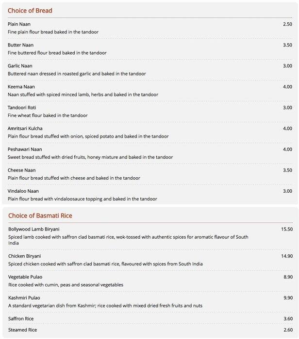 Menu at Raj On Taj Blackwood restaurant, Blackwood