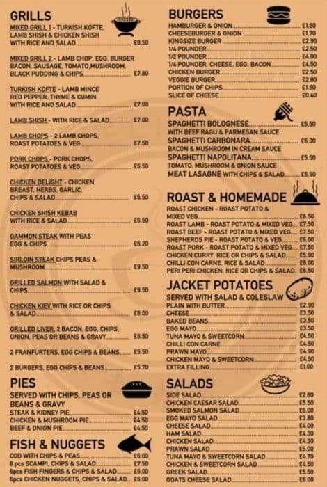 Menu at Cafelicious, Loughton, 57 The Broadway