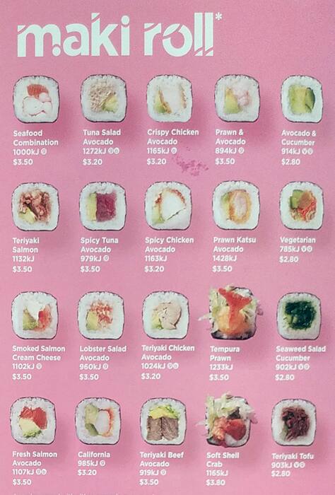 Menu at Sushi Hub pub & bar, Browns Plains