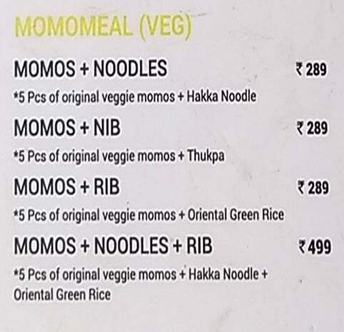 Menu at Momo Uncle, Ahmedabad, Stall 5